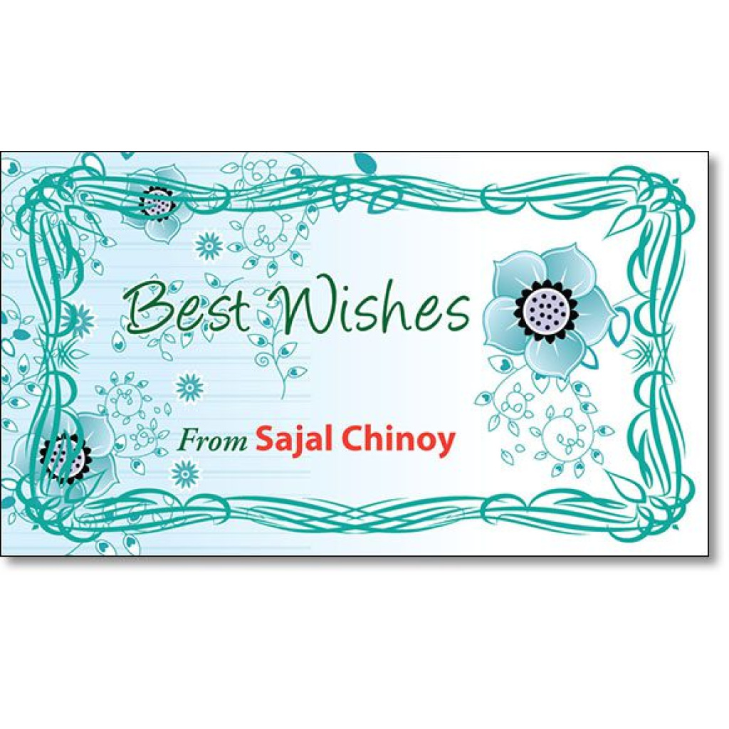Best Wishes Gift Tag BW GT 0703 - Custom Labels | Stickers ...
