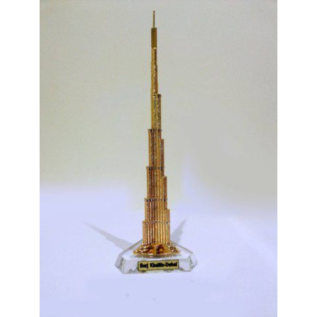Burj Khalifa (Gold) - Custom Labels | Stickers | Personalised Gift in Dubai