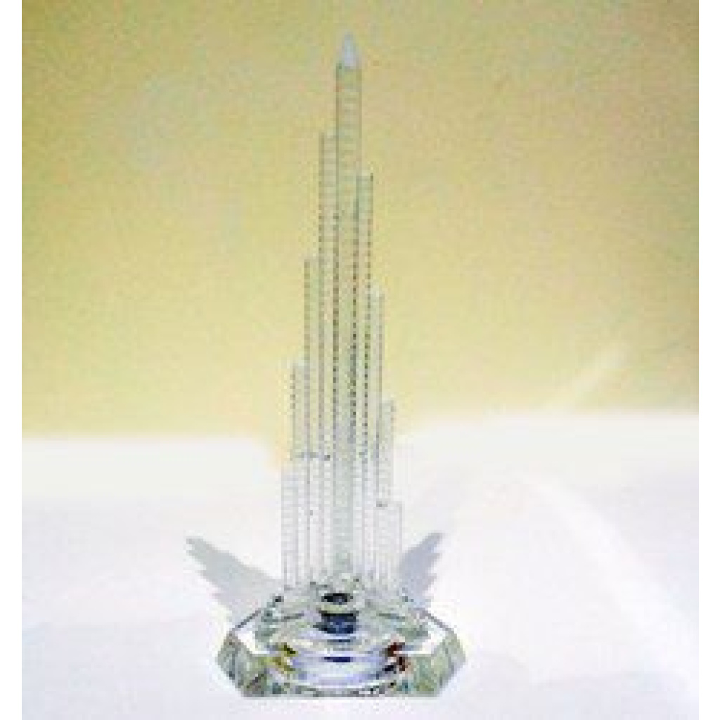 Burj Khalifa (glass) - Custom Labels | Stickers | Personalised Gift in ...