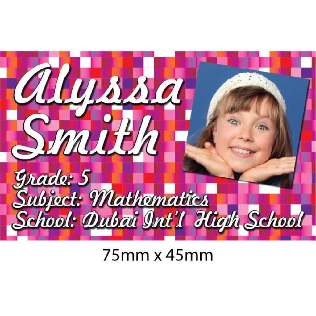 Personalised School Book Label PS BL 0239 - Custom Labels | Stickers ...