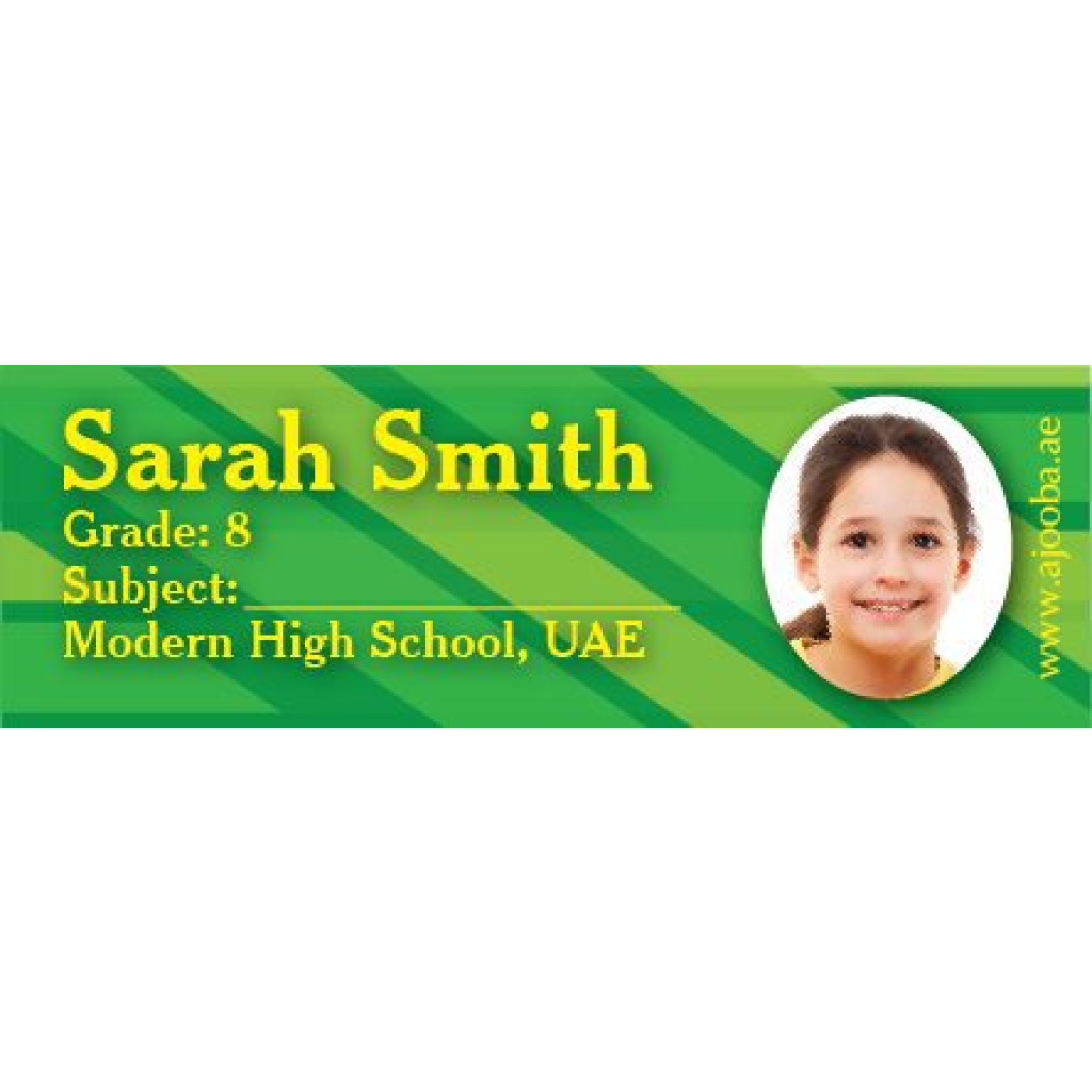 Personalised School Book Label Small PS BLS 0003 - Custom Labels ...