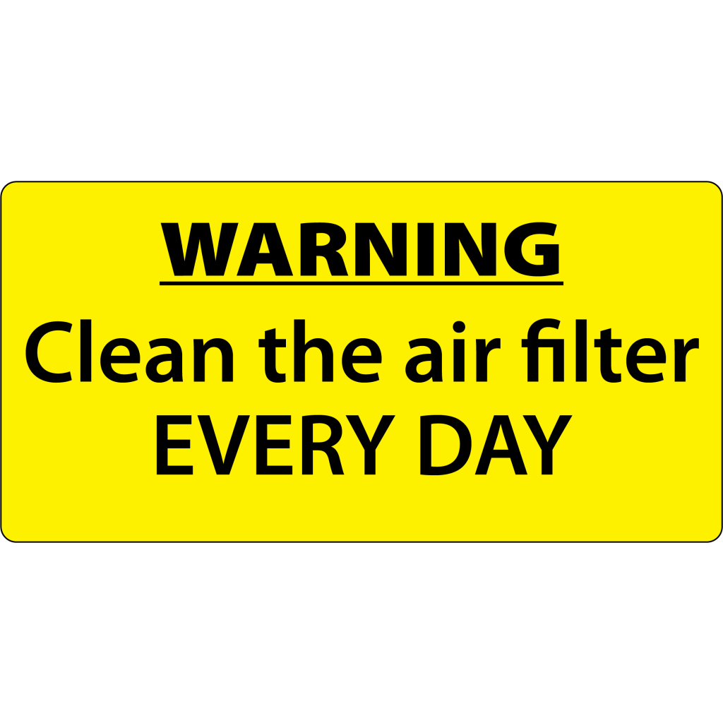 Clean Air Filter Daily Labels - Personalised Gifts in Dubai - Ajooba ...