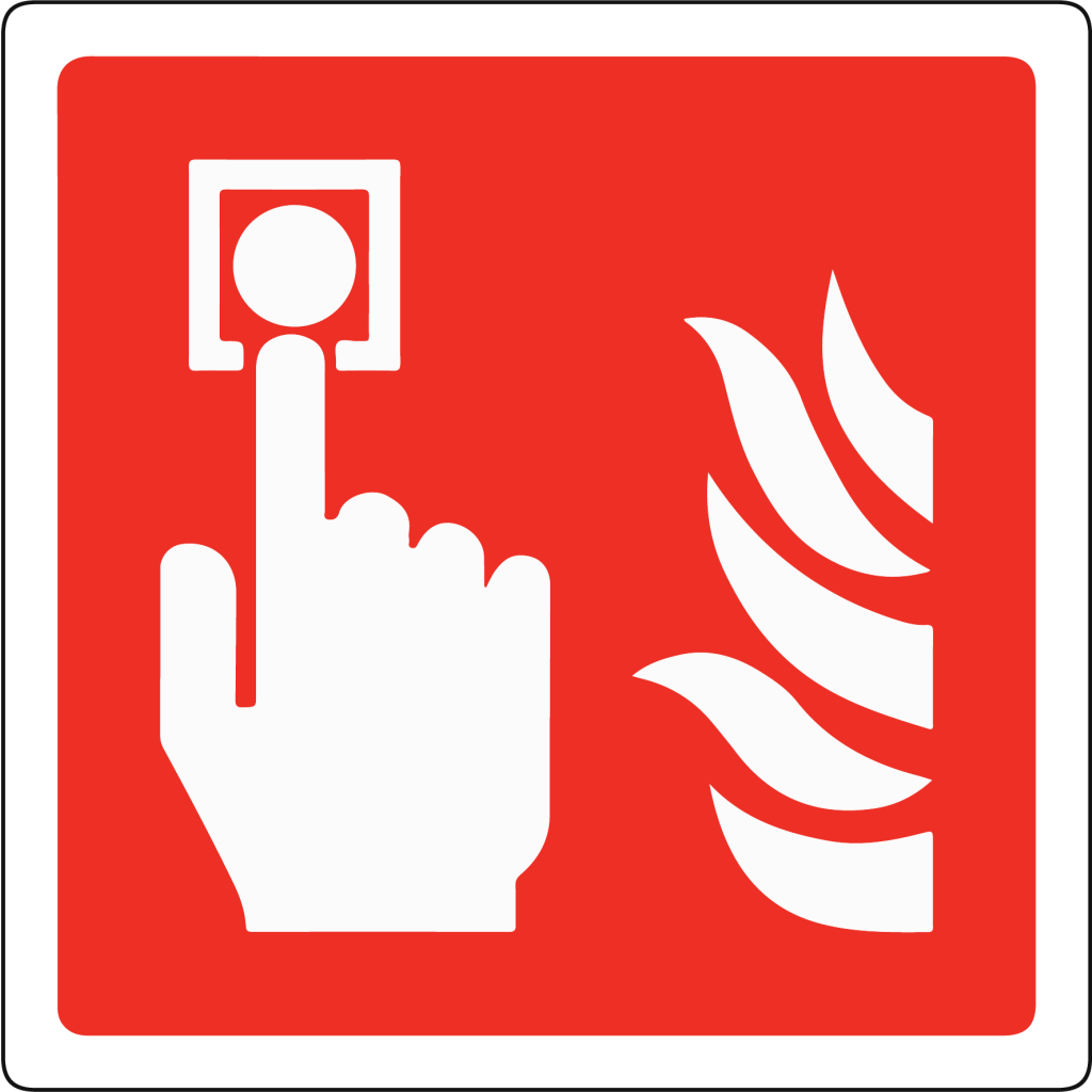 Fire Alarm Call Point Labels 100x100mm - Personalised Gifts in Dubai ...
