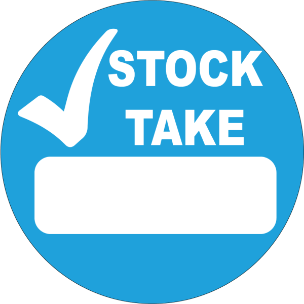 Blue Stock Take Labels 50mm - Personalised Gifts in Dubai - Ajooba ...