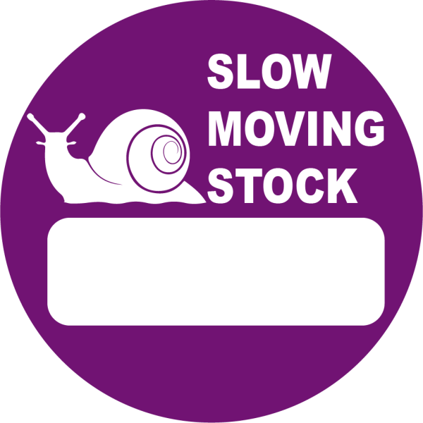 Slow Moving Stock Labels 50mm - Personalised Gifts in Dubai - Ajooba ...