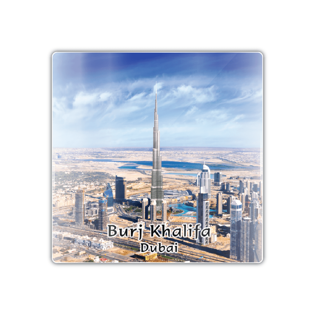 Burjkhalifa Magnet - Custom Labels | Stickers | Personalised Gift in Dubai