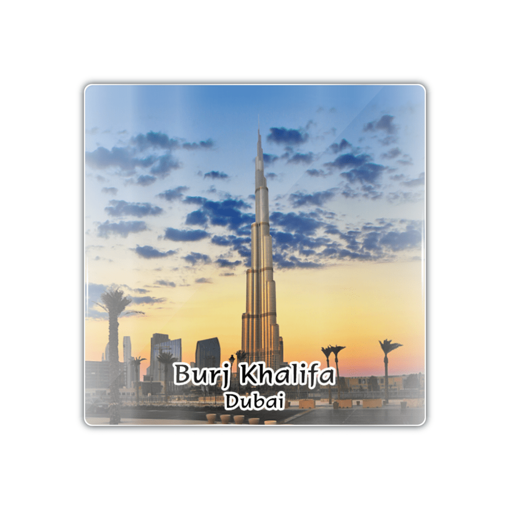 Burjkhalifa Magnet - Custom Labels | Stickers | Personalised Gift in Dubai