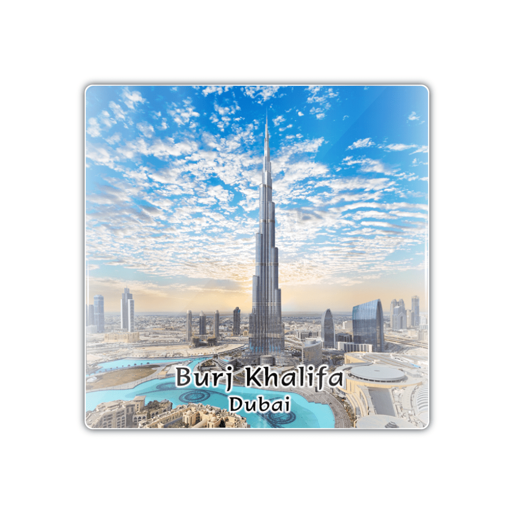 Burjkhalifa Magnet - Custom Labels | Stickers | Personalised Gift in Dubai