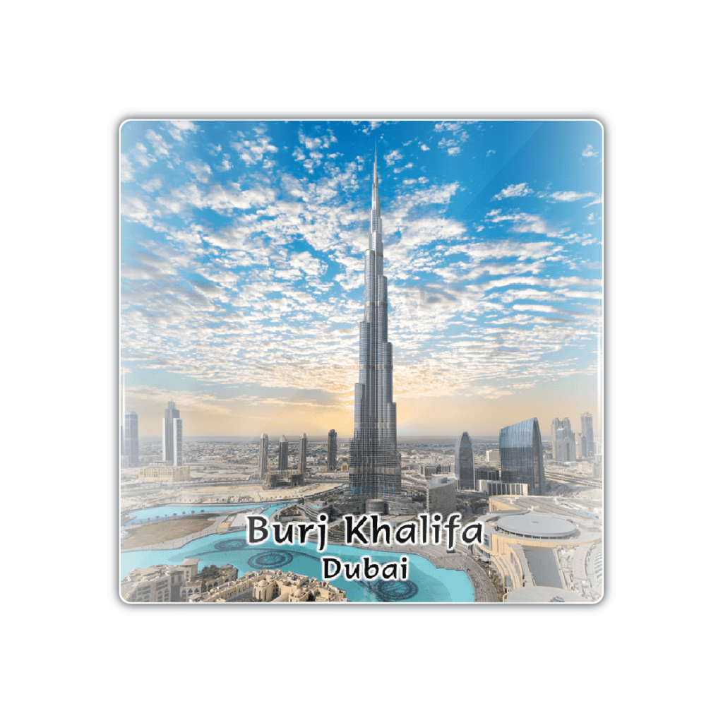 Burjkhalifa Magnet - Custom Labels | Stickers | Personalised Gift in Dubai