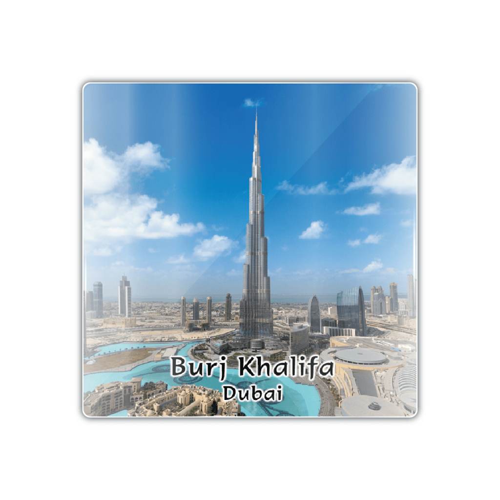 Burjkhalifa Magnet - Custom Labels | Stickers | Personalised Gift in Dubai