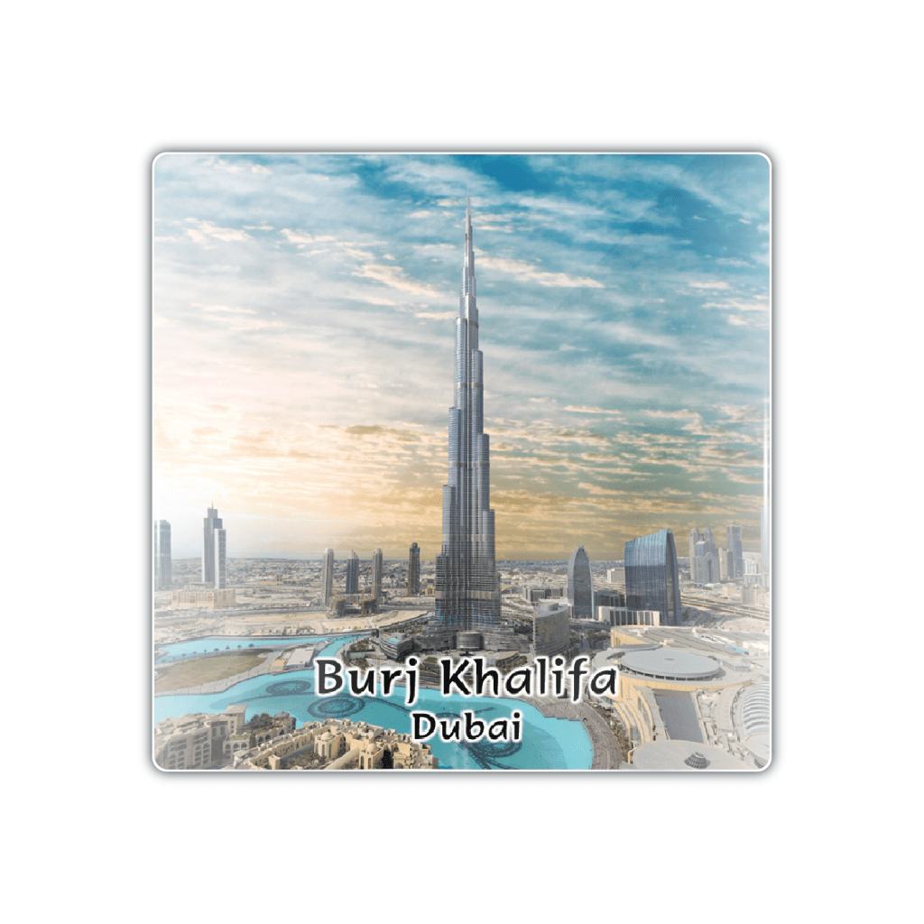 Burjkhalifa Magnet - Custom Labels | Stickers | Personalised Gift in Dubai