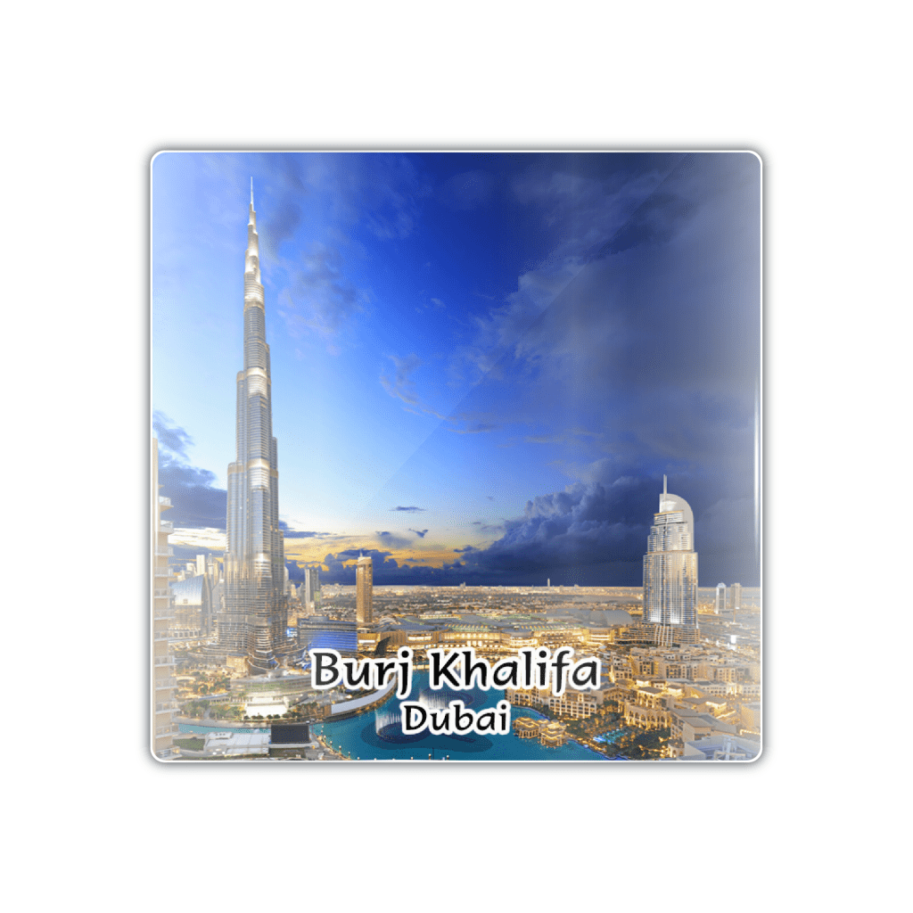 Burjkhalifa Magnet - Custom Labels | Stickers | Personalised Gift in Dubai