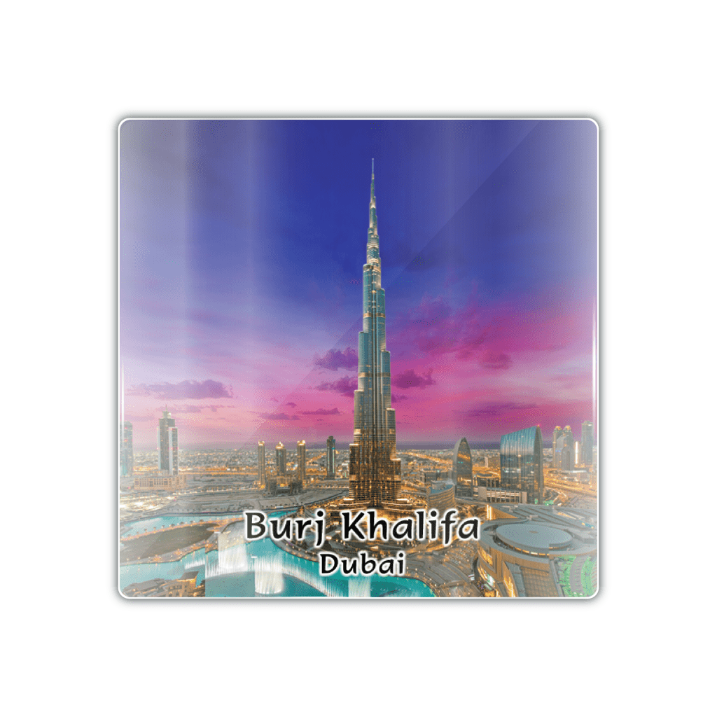 Burjkhalifa Magnet - Custom Labels | Stickers | Personalised Gift in Dubai