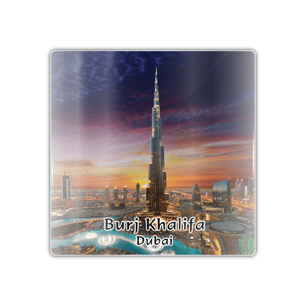 Burjkhalifa Magnet - Custom Labels | Stickers | Personalised Gift in Dubai