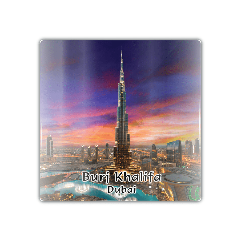 Burjkhalifa Magnet - Custom Labels | Stickers | Personalised Gift in Dubai
