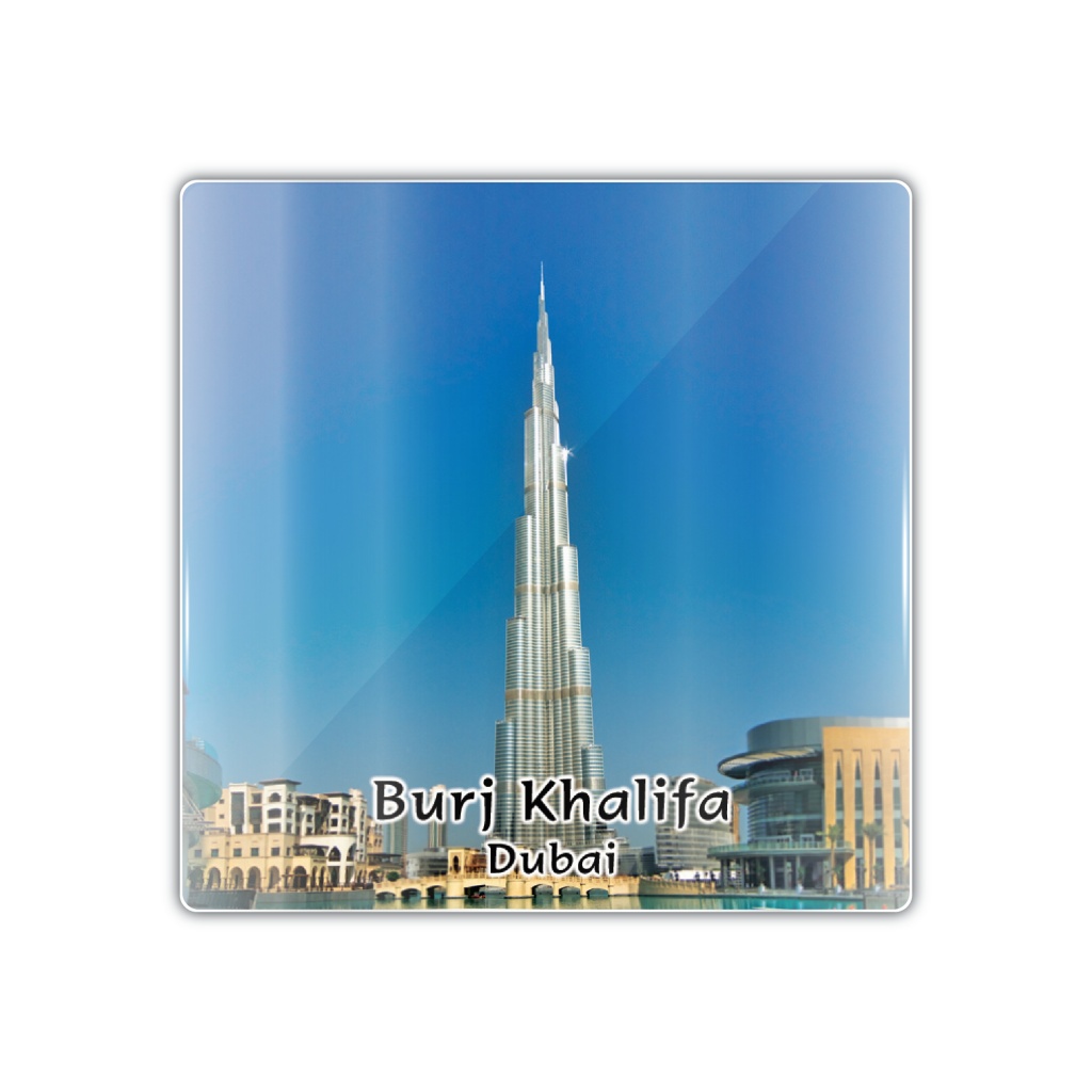 BurjKhalifa Magnet - Custom Labels | Stickers | Personalised Gift in Dubai